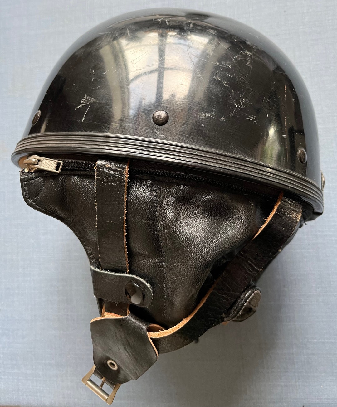 Vintage MC Helmet Motor Cycle Helmet From Former GDR East Germany NVA ...