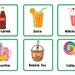 Healthy and Unhealthy Foods Flashcards and Worksheet - Etsy