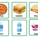 Healthy and Unhealthy Foods Flashcards and Worksheet - Etsy