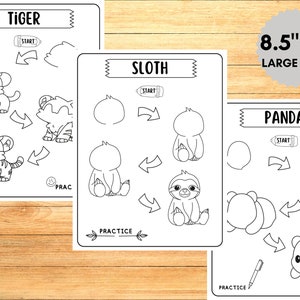 How to Draw Cute Animals for Kids: Simple and Easy Step-by-step Guide ...