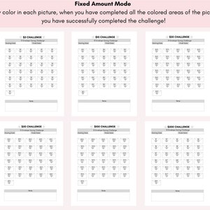 Envelope Saving Challenge Templates Printable,money Savings Challenge ...