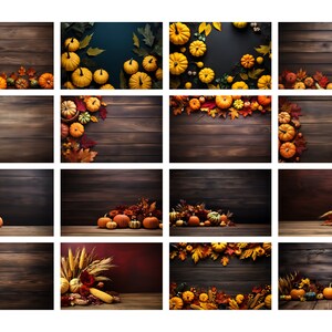 Thanksgiving Background Mockup Flat Lay,fall Product Mockup Background ...