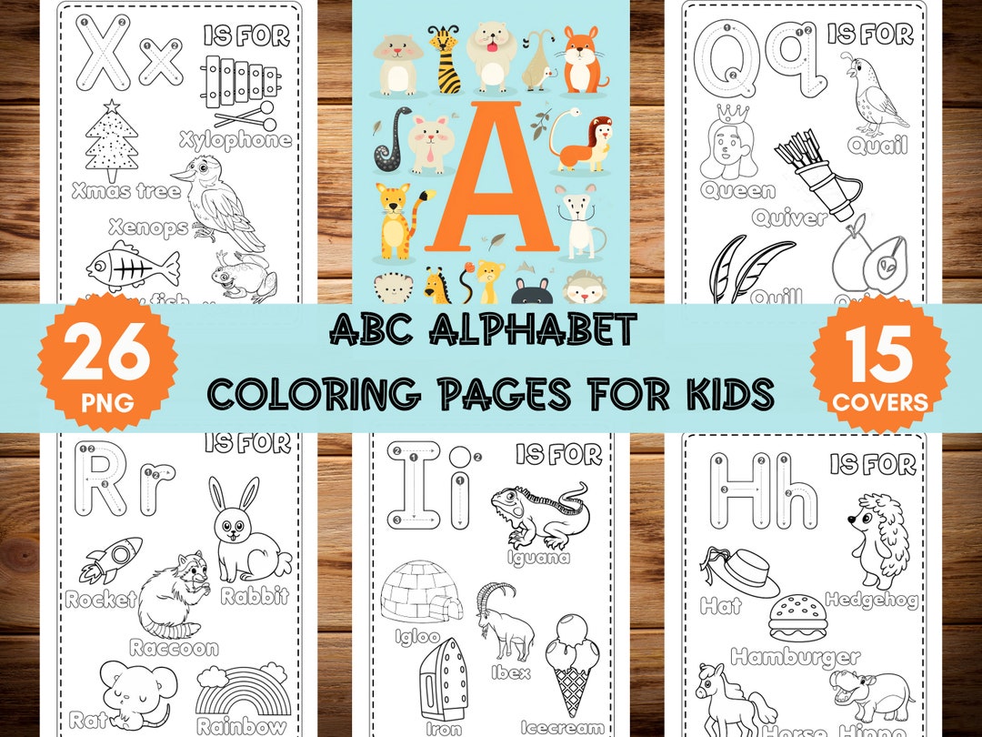 26 Cute Printable Alphabet Coloring Pages,abc Alphabet Coloring Pages ...