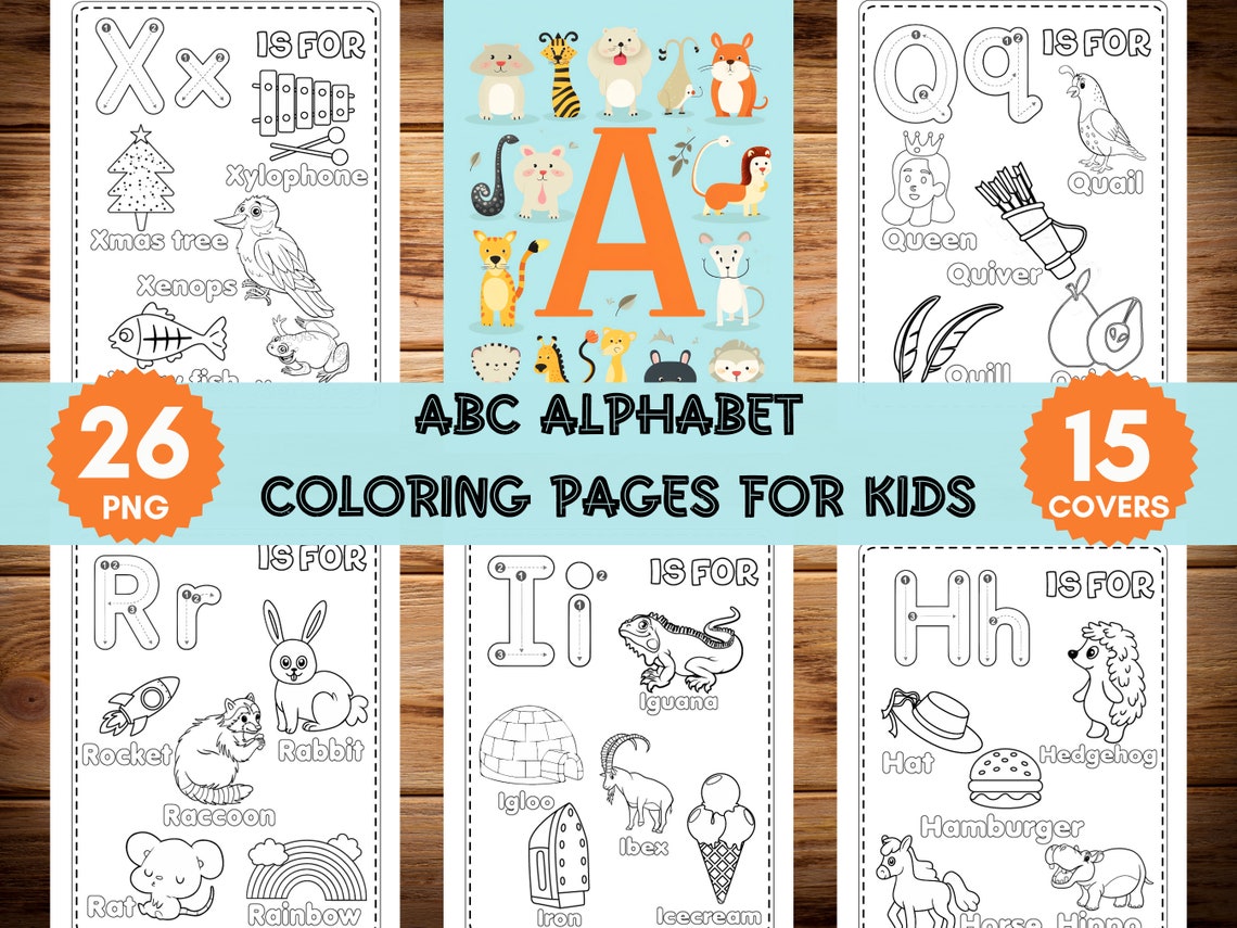 26 Cute Printable Alphabet Coloring Pages,abc Alphabet Coloring Pages ...