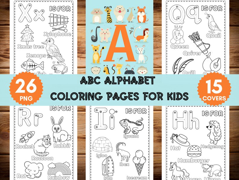 26 Cute Printable Alphabet Coloring Pages,abc Alphabet Coloring Pages ...