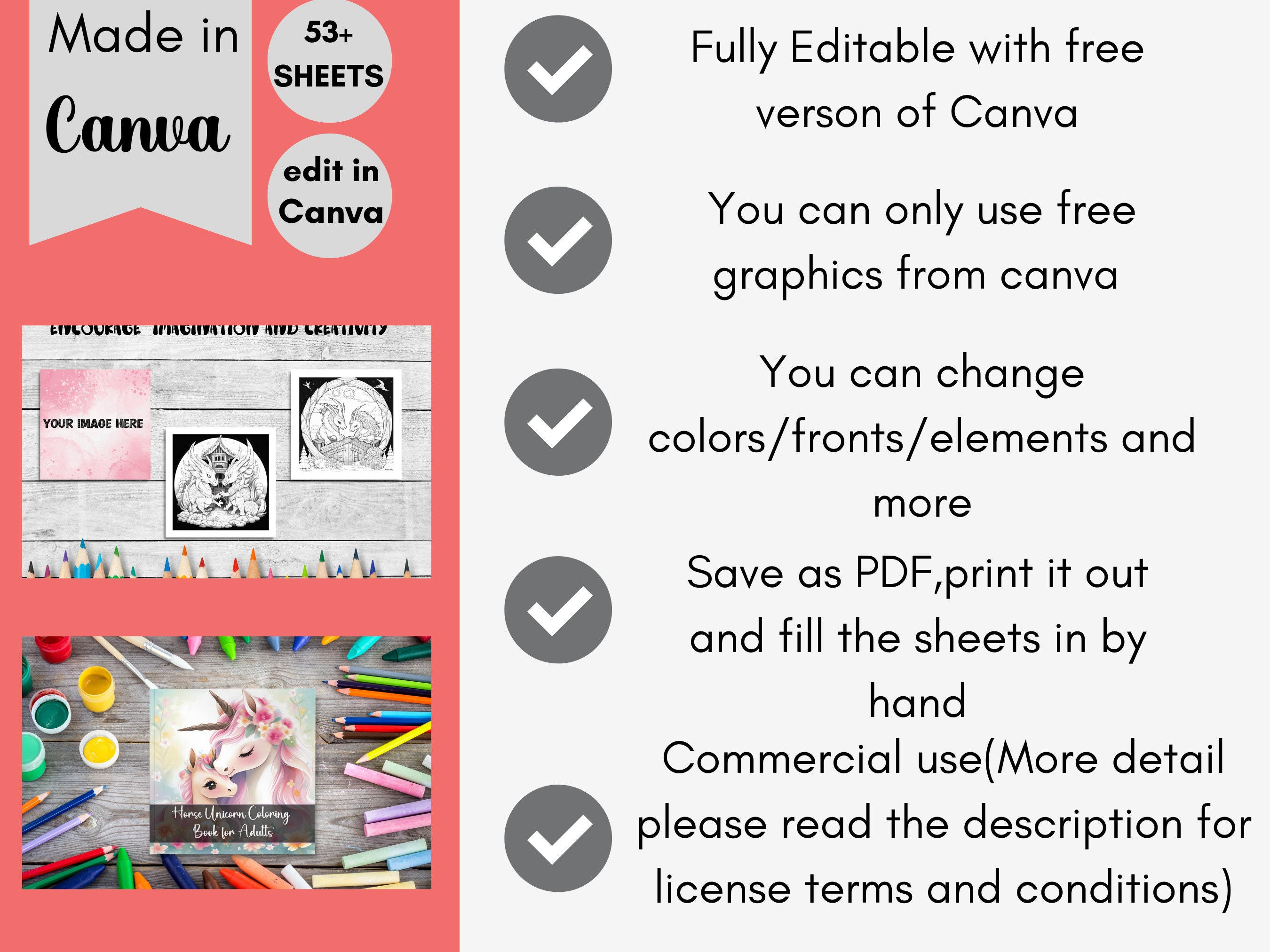 Canva Coloring Book Mock Up,coloring Book Mockup,coloring Pages Mock UP ...