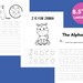 Printable Alphabet Letter Tracing Worksheet,number Tracing Worksheet ...