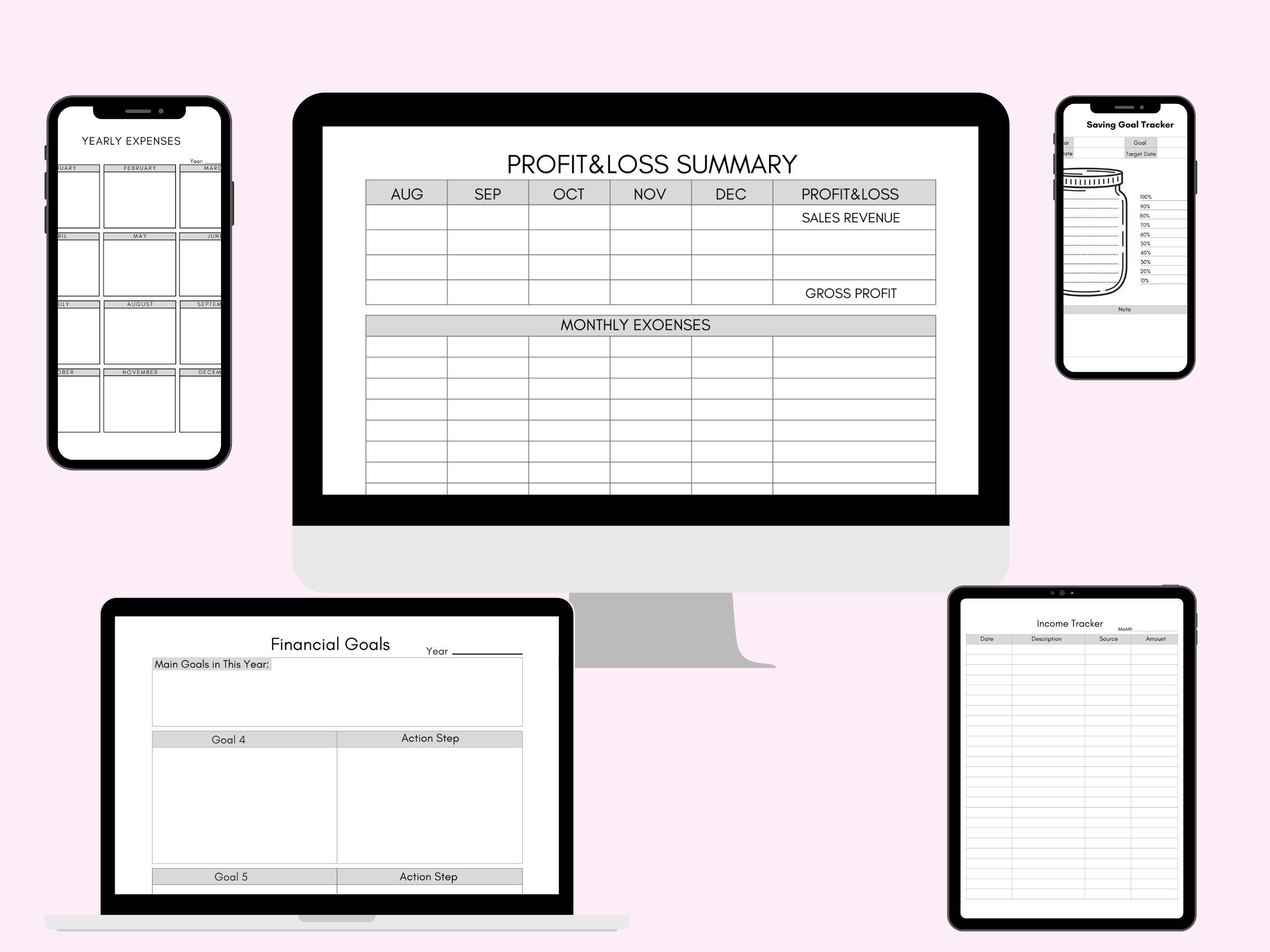 Editable Financial Budget Planner Canva Templates,financial Planner ...