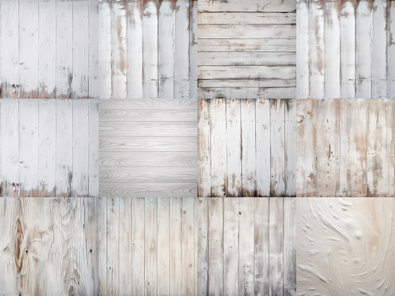 162 White Rustic Wood Digital Paper,wood Backdrop,wood Digital ...