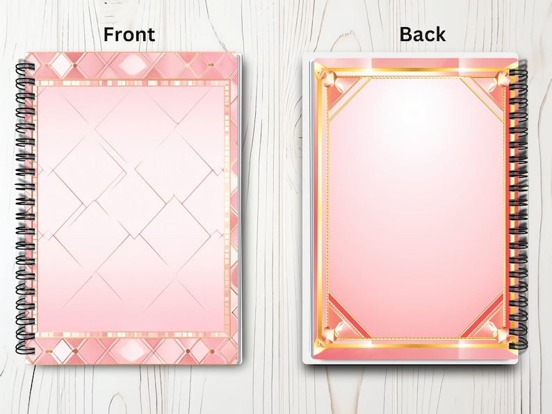 162 Gilded Pink Book Covers,printable Decorative Gilded Book Covers,kdp ...