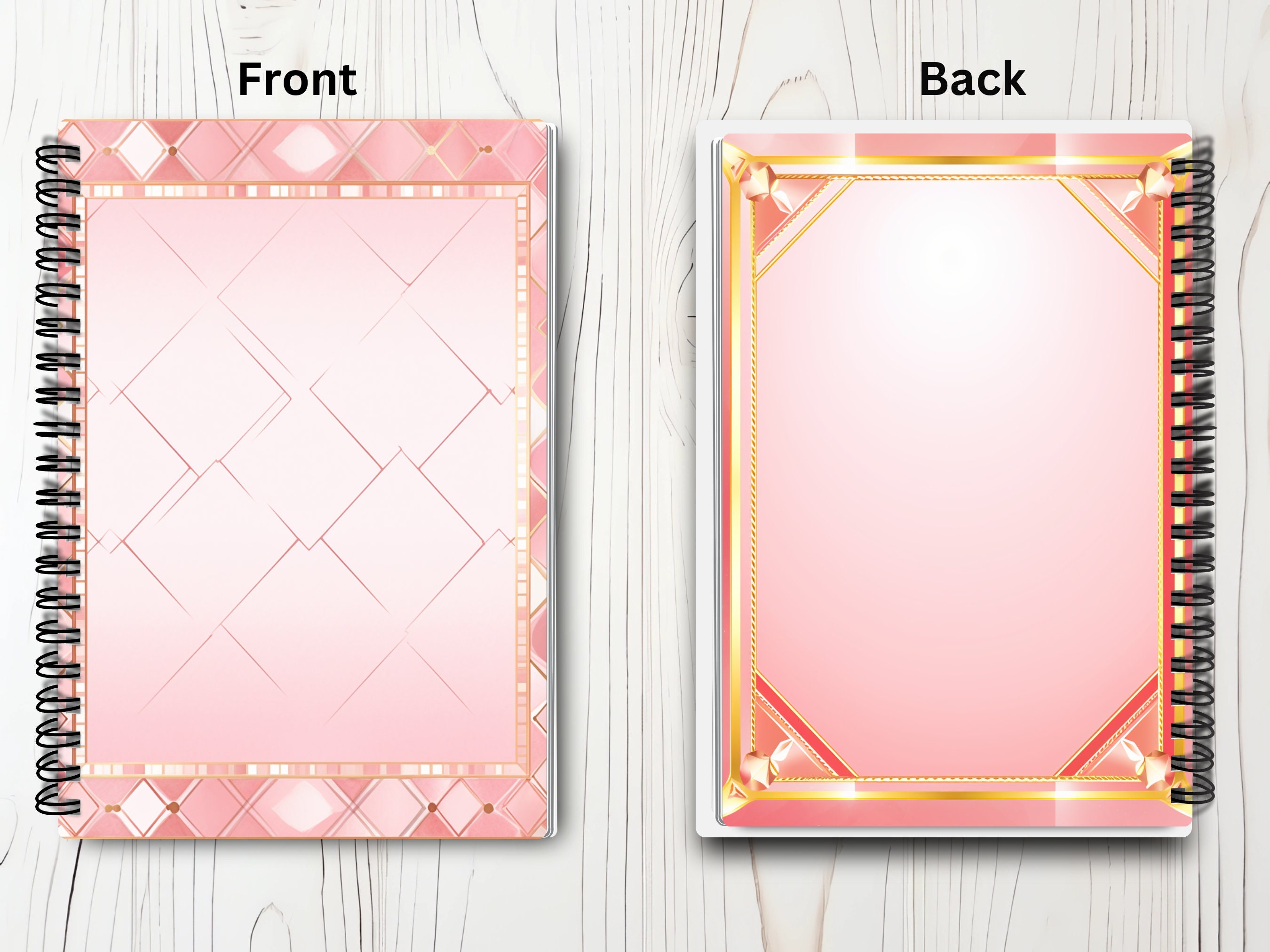 162 Gilded Pink Book Covers,printable Decorative Gilded Book Covers,kdp ...