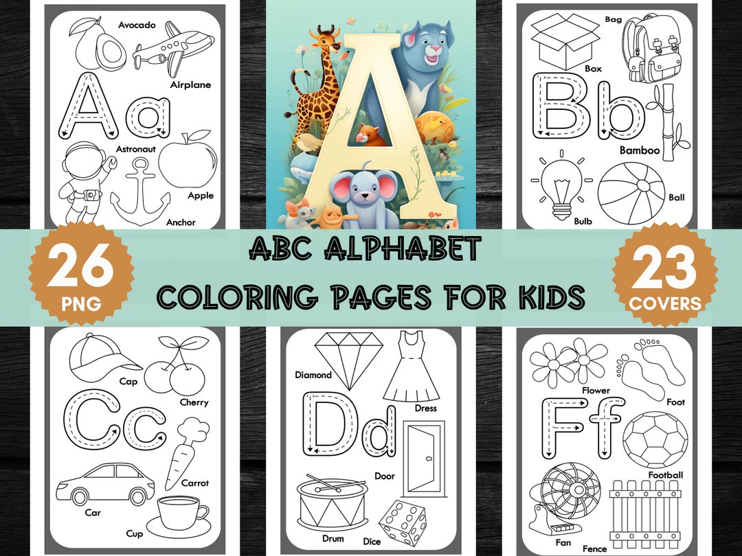 26 Cute Printable Alphabet Coloring Pages,abc Alphabet Coloring Pages ...