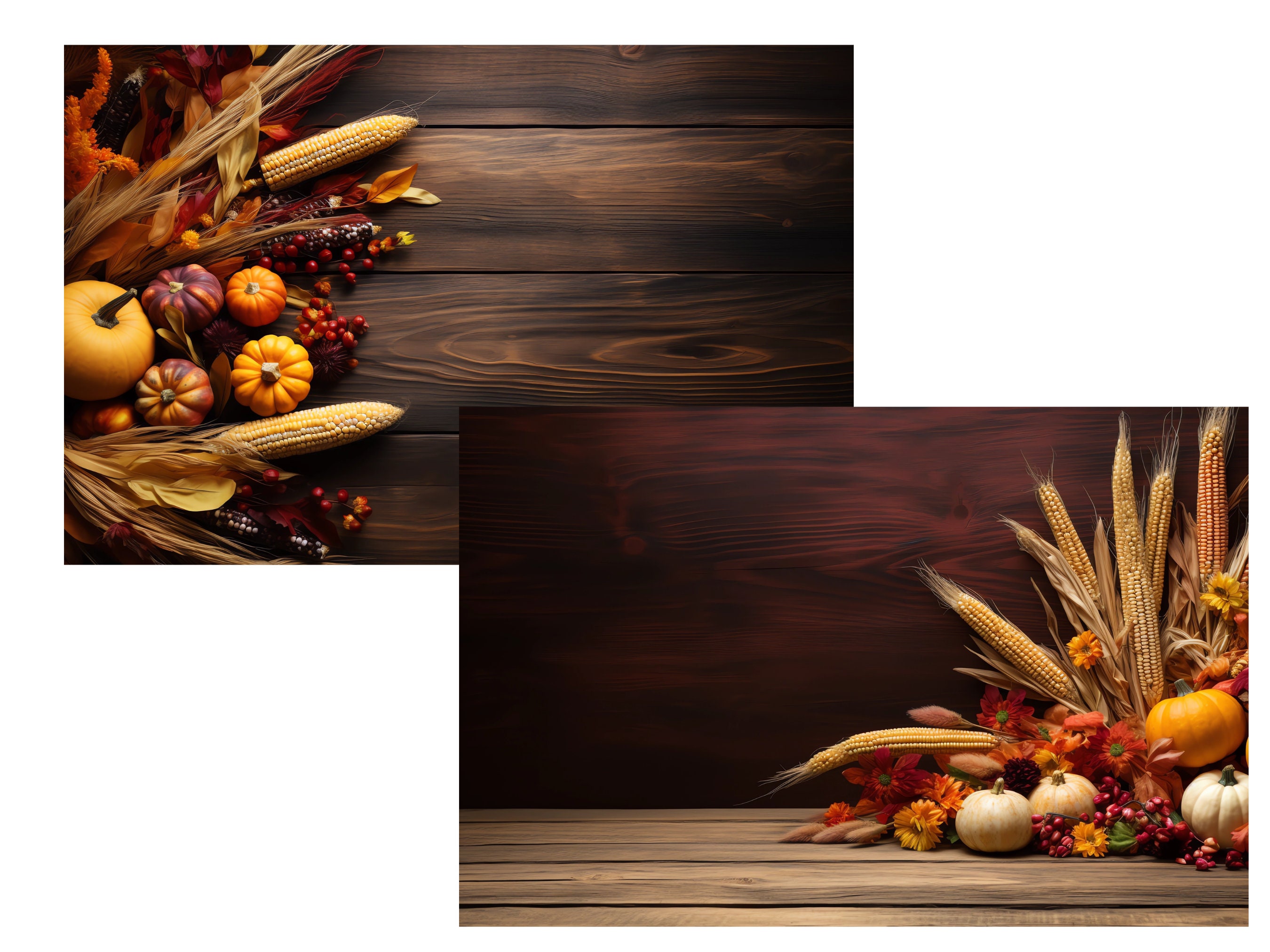 Thanksgiving Background Mockup Flat Lay,fall Product Mockup Background ...