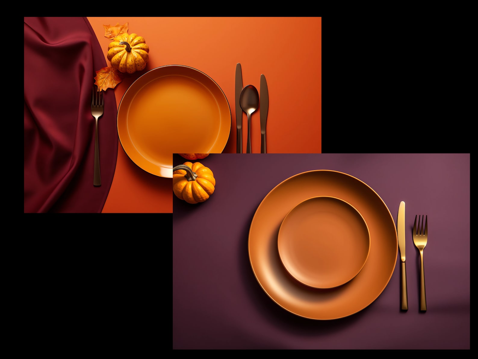 Thanksgiving Background Mockup Flat Lay,fall Product Mockup Background ...