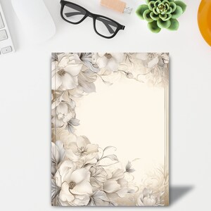 150 Gilded White Book Covers: Printable KDP Template (PNG) - Etsy
