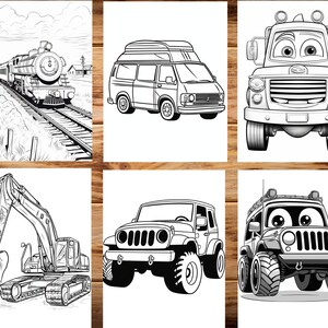 219 Vehicle Coloring Pages for Kids,toddlers,preschoolers,transport ...