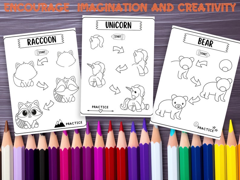 How to Draw Cute Animals for Kids: Simple and Easy Step-by-step Guide ...