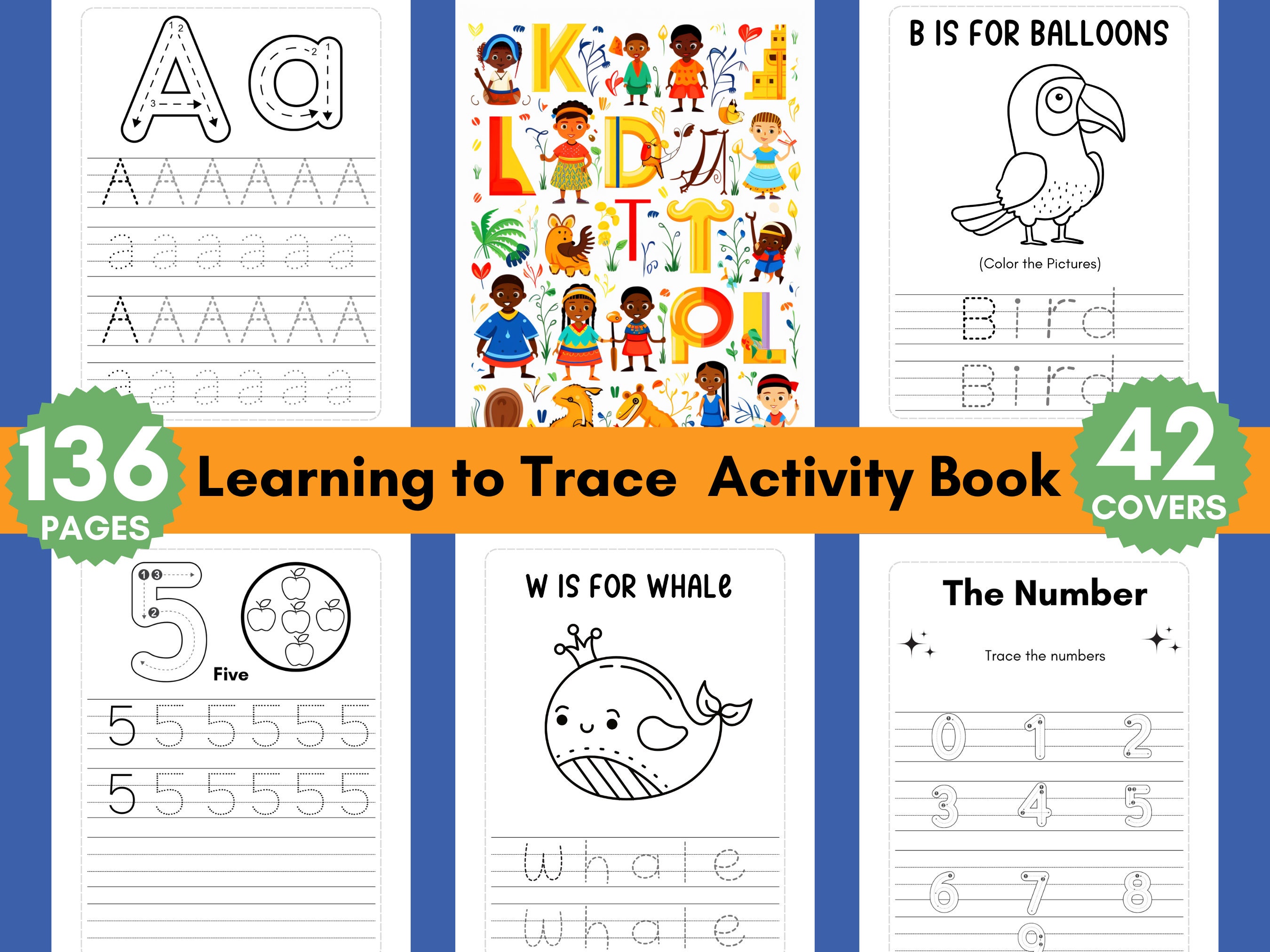 Printable Alphabet Letter Tracing Worksheet,number Tracing Worksheet ...