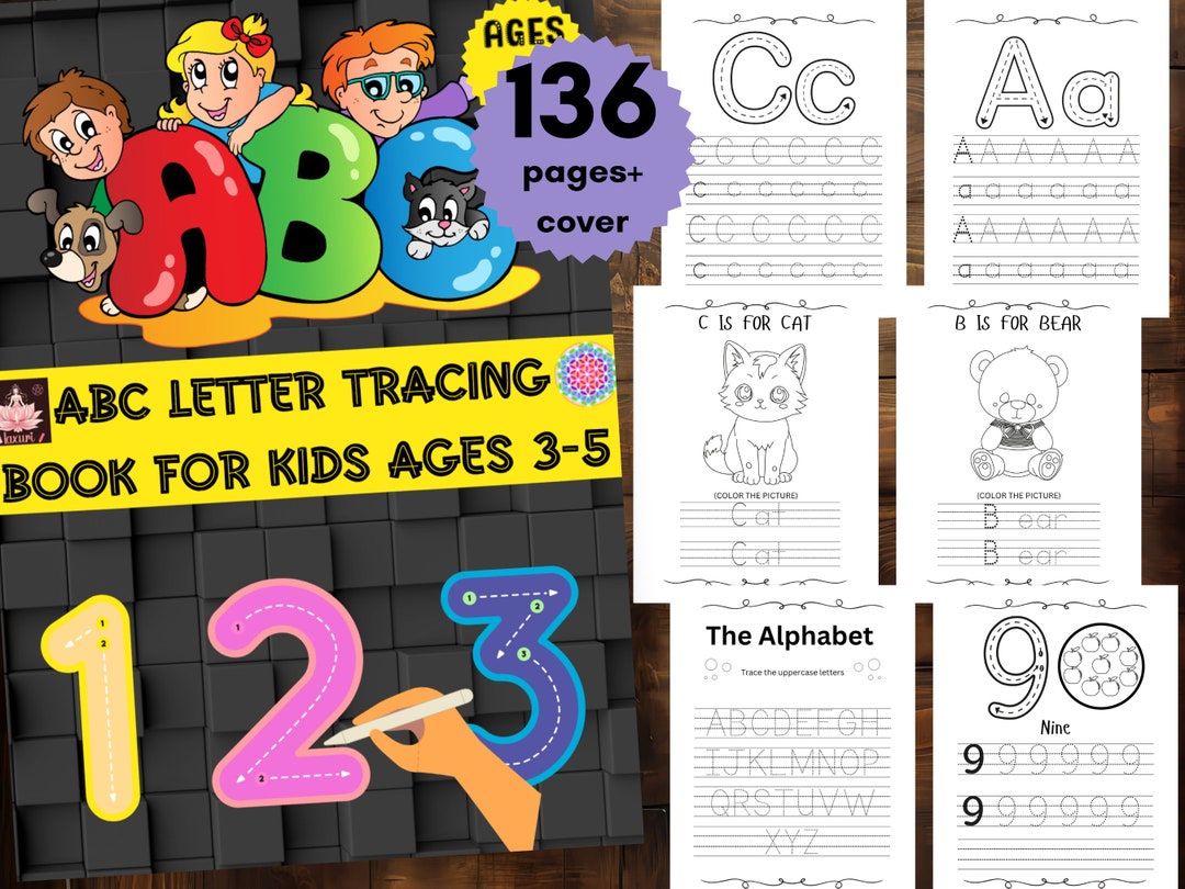 ABC Letter Tracing Book for Kids Ages 3-5:alphabet Letter Tracing ...
