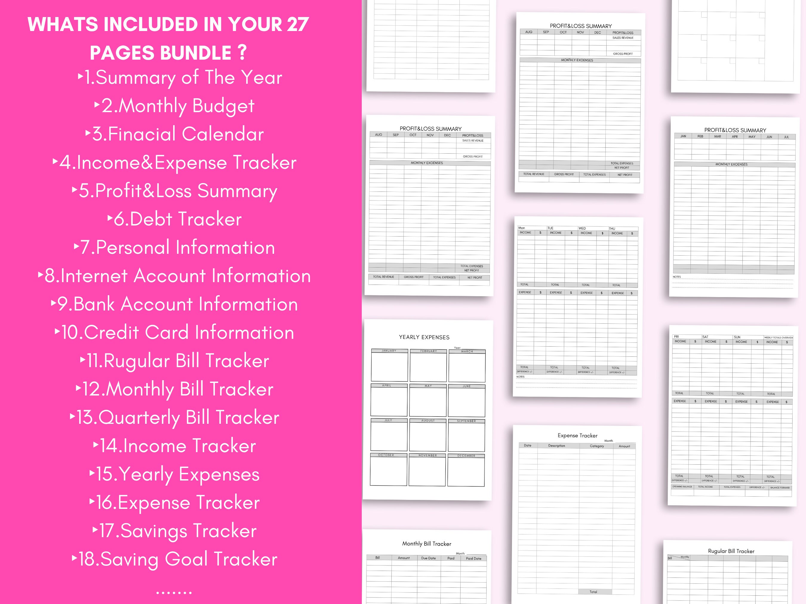 Editable Financial Budget Planner Canva Templates,financial Planner ...