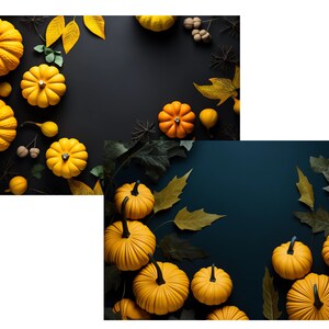 Thanksgiving Background Mockup Flat Lay,fall Product Mockup Background ...