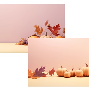 Thanksgiving Background Mockup Flat Lay,fall Product Mockup Background ...