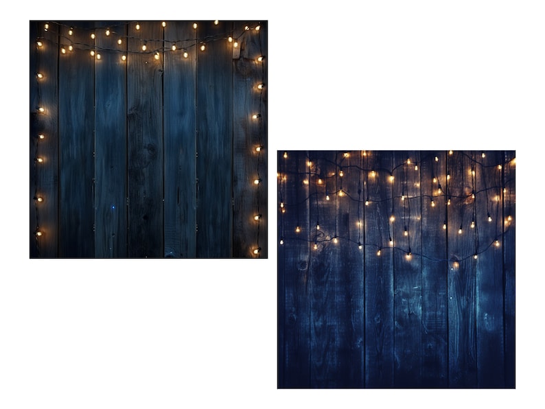 120 Rustic Fairy Lights Background Mockup,wedding Wood Digital Paper ...