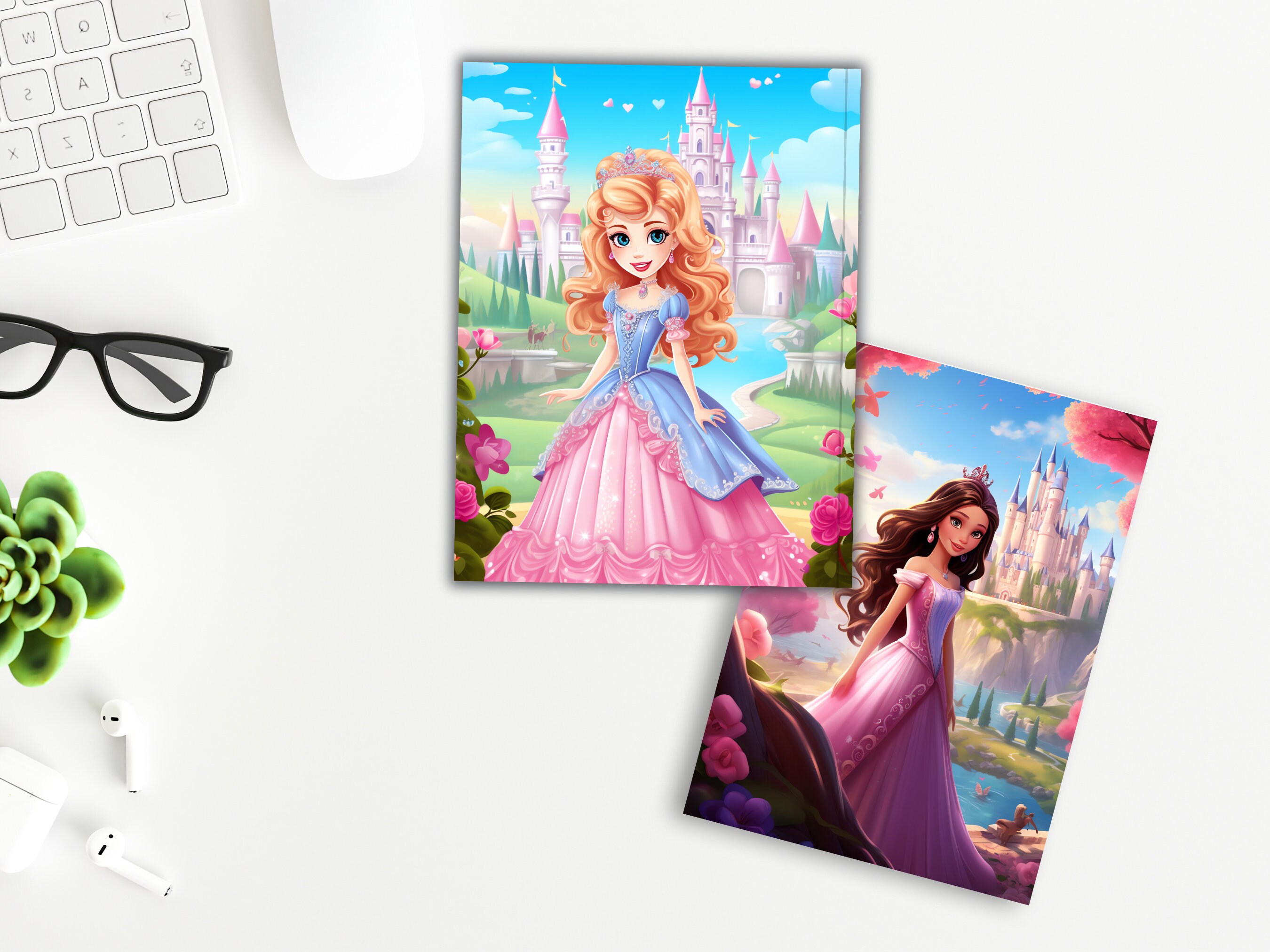 188 Cute Princess Book Covers for Kids,fantasy KDP Book Cover,digital ...