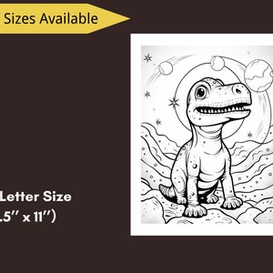 133 Kawaii Dinosaur Coloring Pages for Kids, Baby Dinosaur Coloring ...