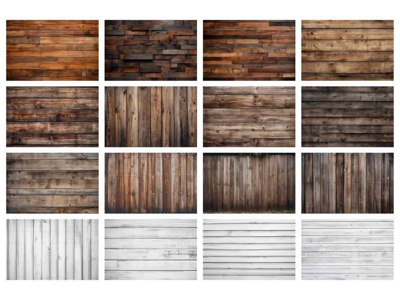 Wood Grain Seamless Patterns,wood Digital Scrapbook Paper,wood Grain ...