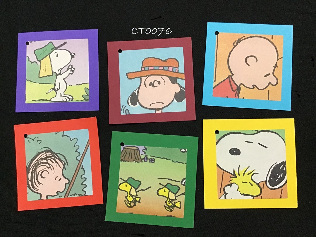 Character Gift Tags Peanuts - Etsy