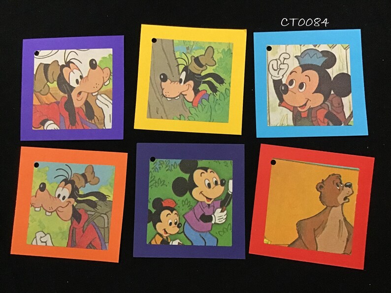 Character Gift Tags Mickey & Friends - Etsy