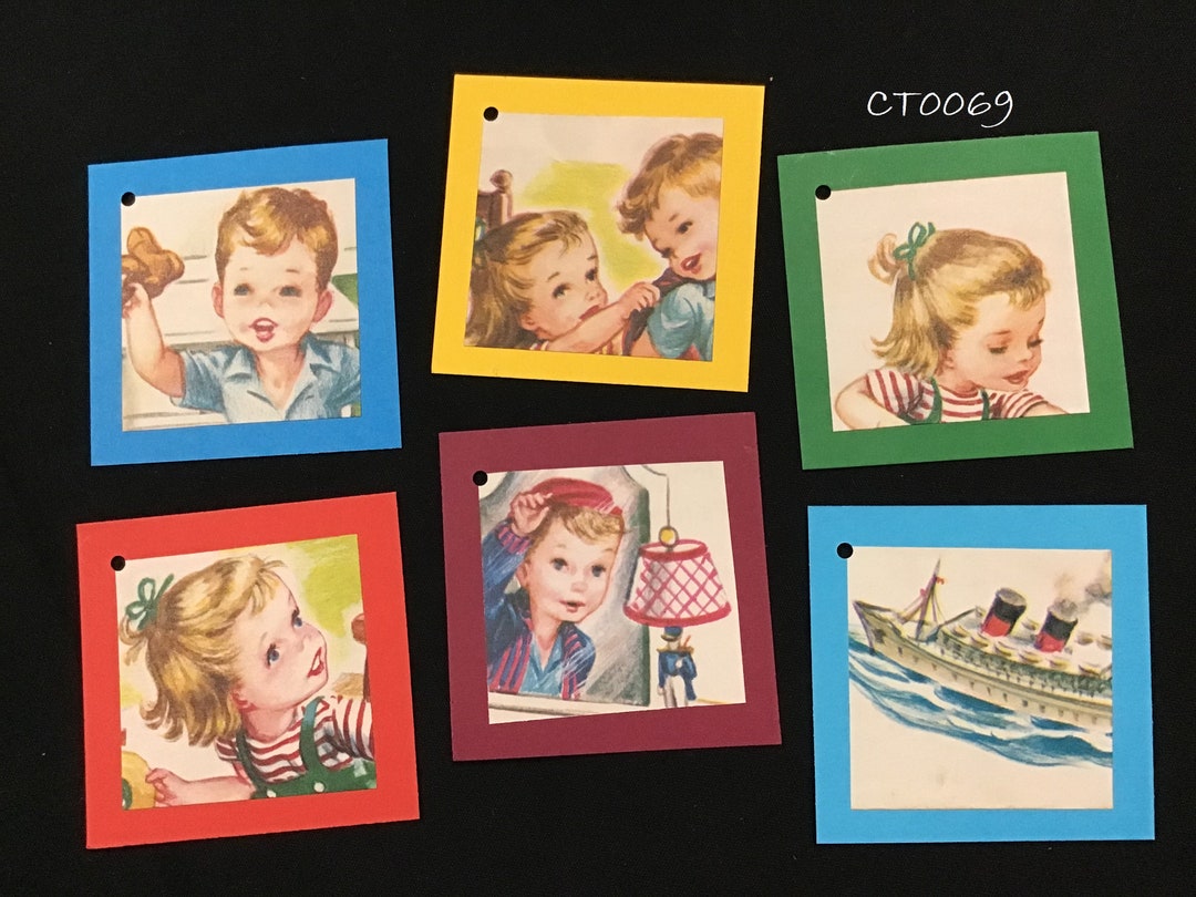 Character Gift Tags Child's Play - Etsy