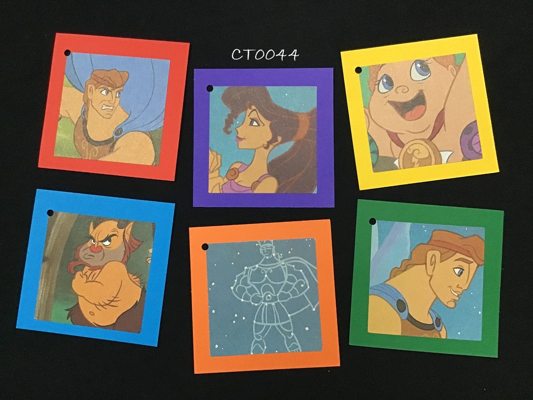 Character Gift Tags Hercules - Etsy
