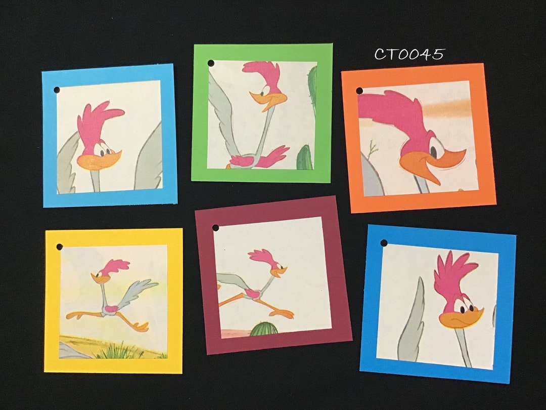 Character Gift Tags Road Runner - Etsy