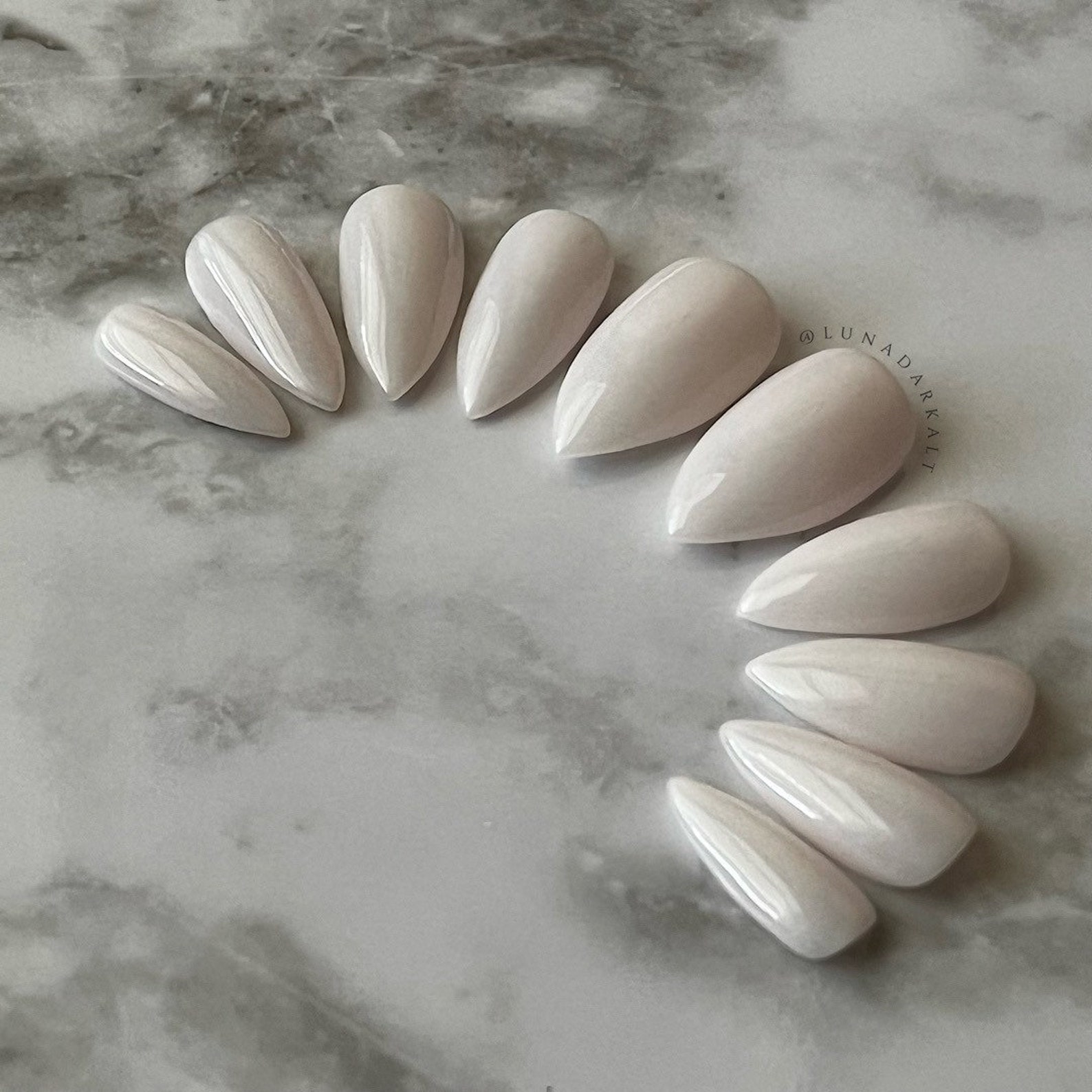 Kitty Cat Claws Press on Nails Gothic Nails Goth Press on - Etsy