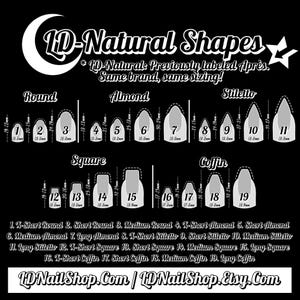 Black Rutilated Quartz Press on Nails: Gothic Witchy Gemstone False ...