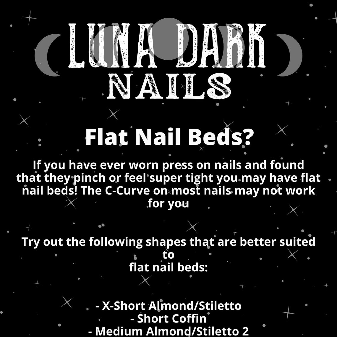 Periwinkle Ostara Starry Sky Nails Witchy Press Ons - Etsy