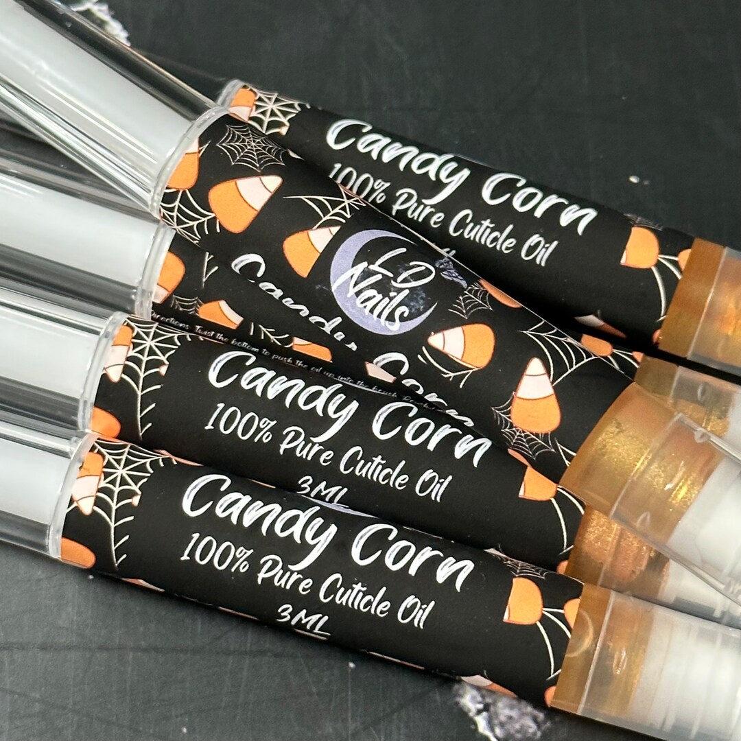 Candy Corn Cuticle Oil (3ml): Halloween Nail Care With Vitamin E - Etsy