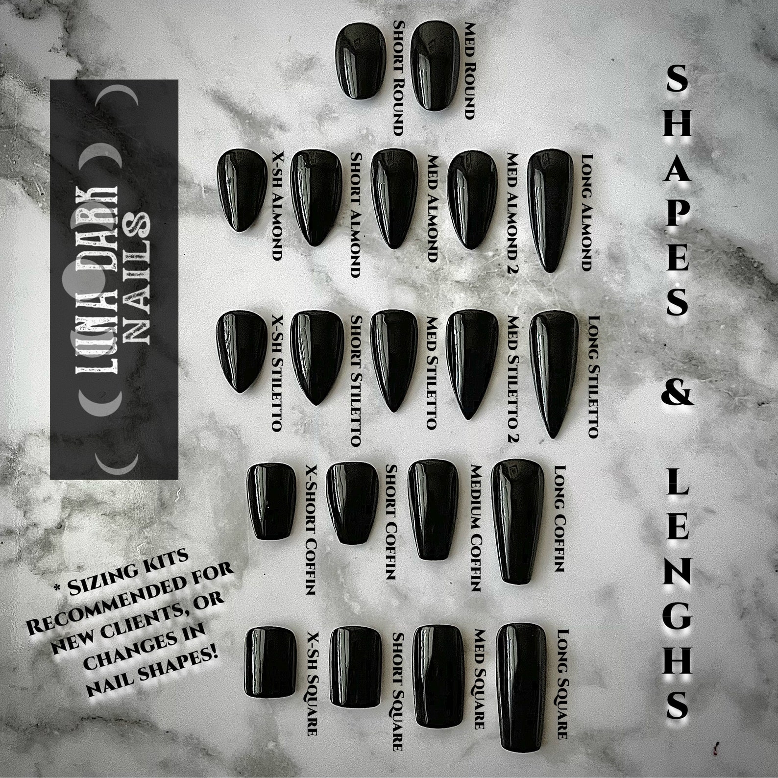 Kitty Cat Claws Press on Nails Gothic Nails Goth Press on - Etsy