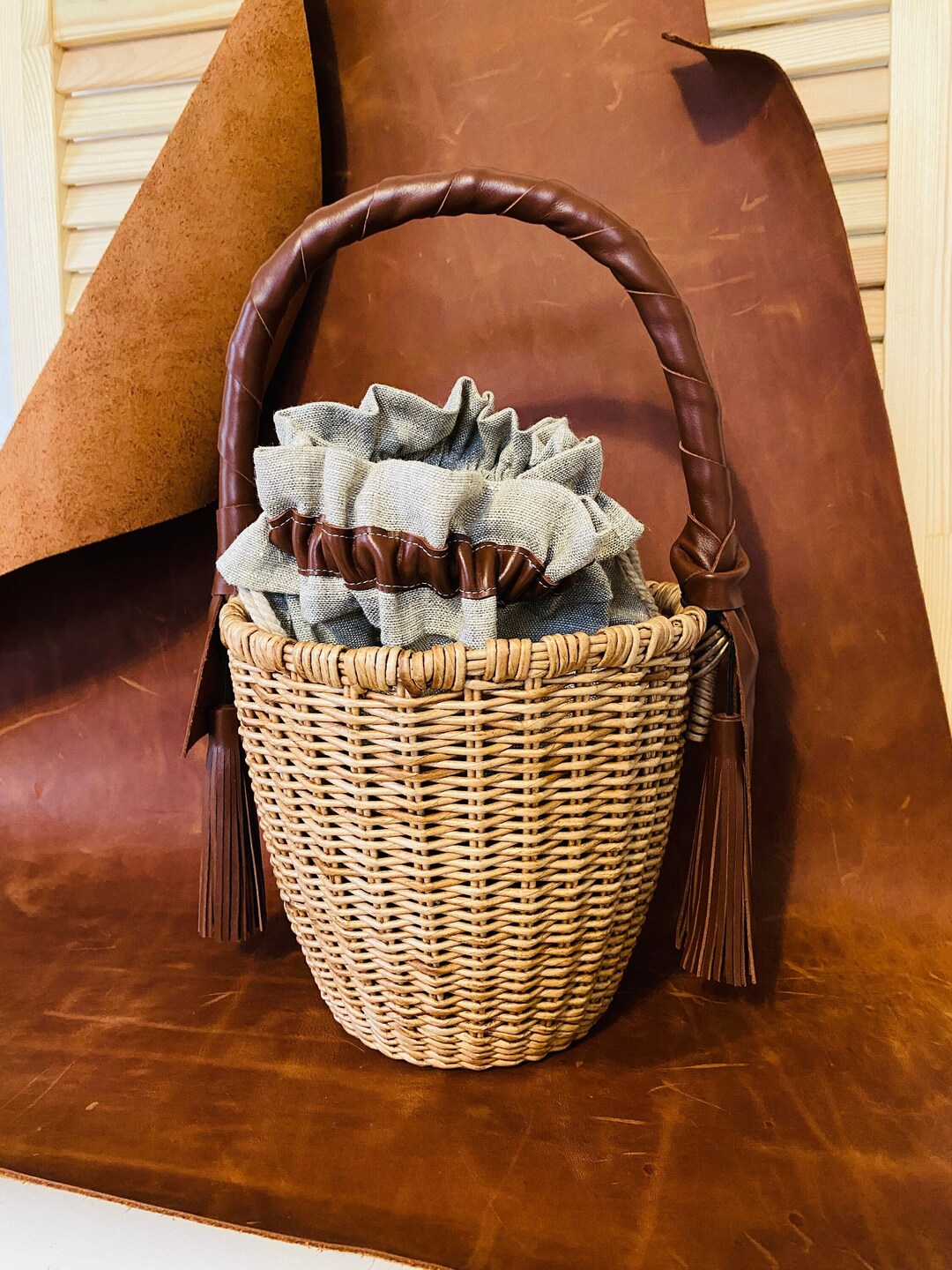 Jane Birkin Basket Wicker Basket Jane Birkin Style Wicker Bag Basket ...