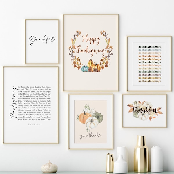 Thanksgiving Wall - Etsy