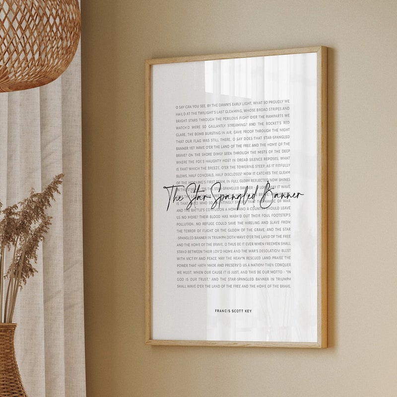 The National Anthem - Etsy