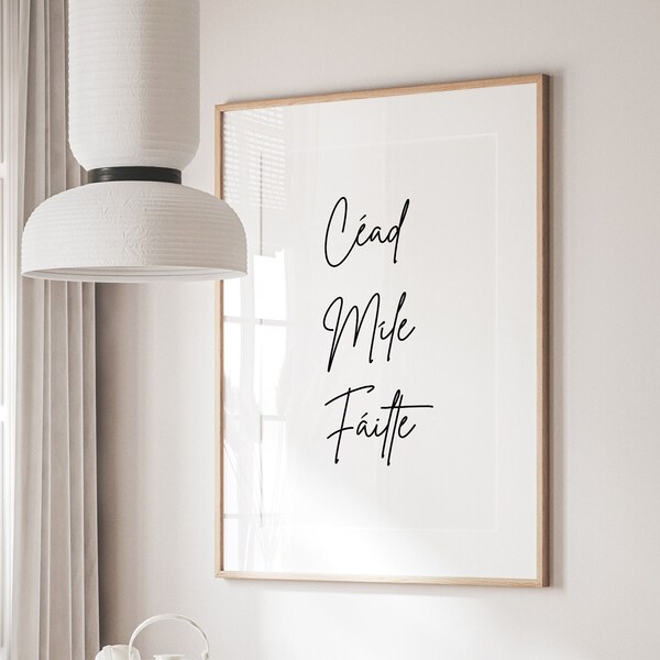 Cead Mile Failte - Etsy