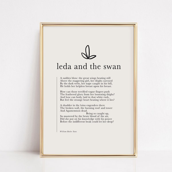 W B Yeats - Etsy