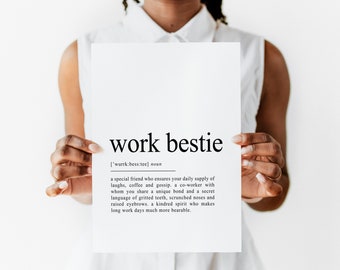 Work Bestie Noun Svg - Etsy