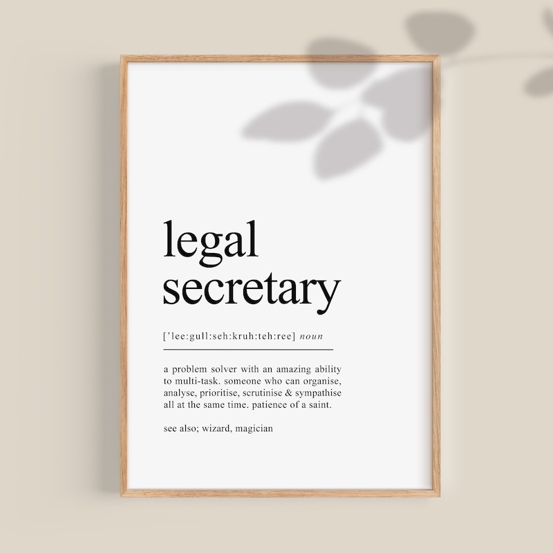 Legal Secretary Decor - Etsy UK