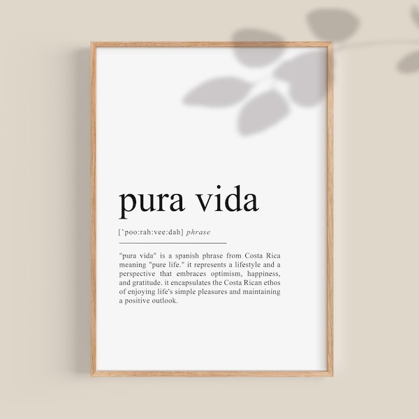 Pura Vida - Etsy