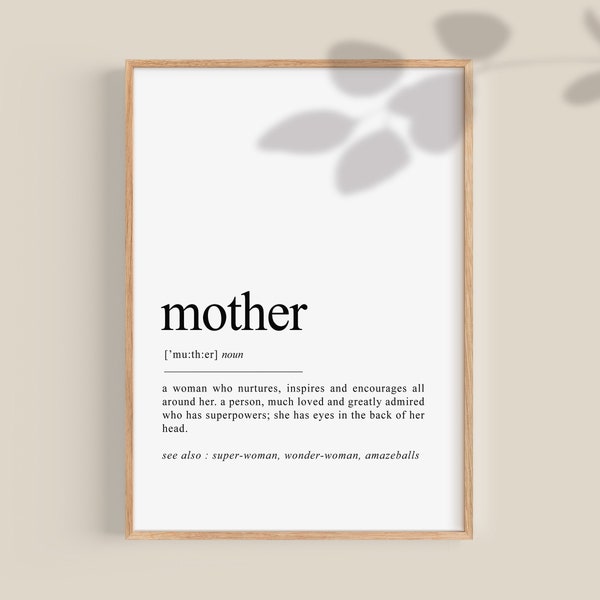 Mother Definition - Etsy