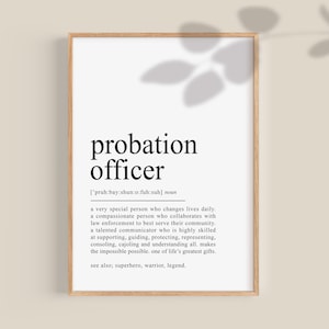 Probation Officer Gift, Police Social Worker Gift, Probation Officer ...